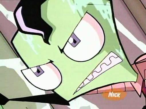 Angry Zim (in Clipart)